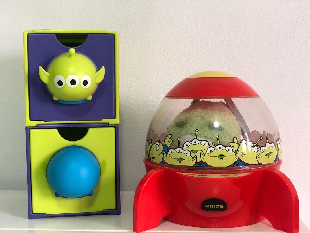 Claw Machine Disney Toy Story Space Crane Alien Container with the claw ...