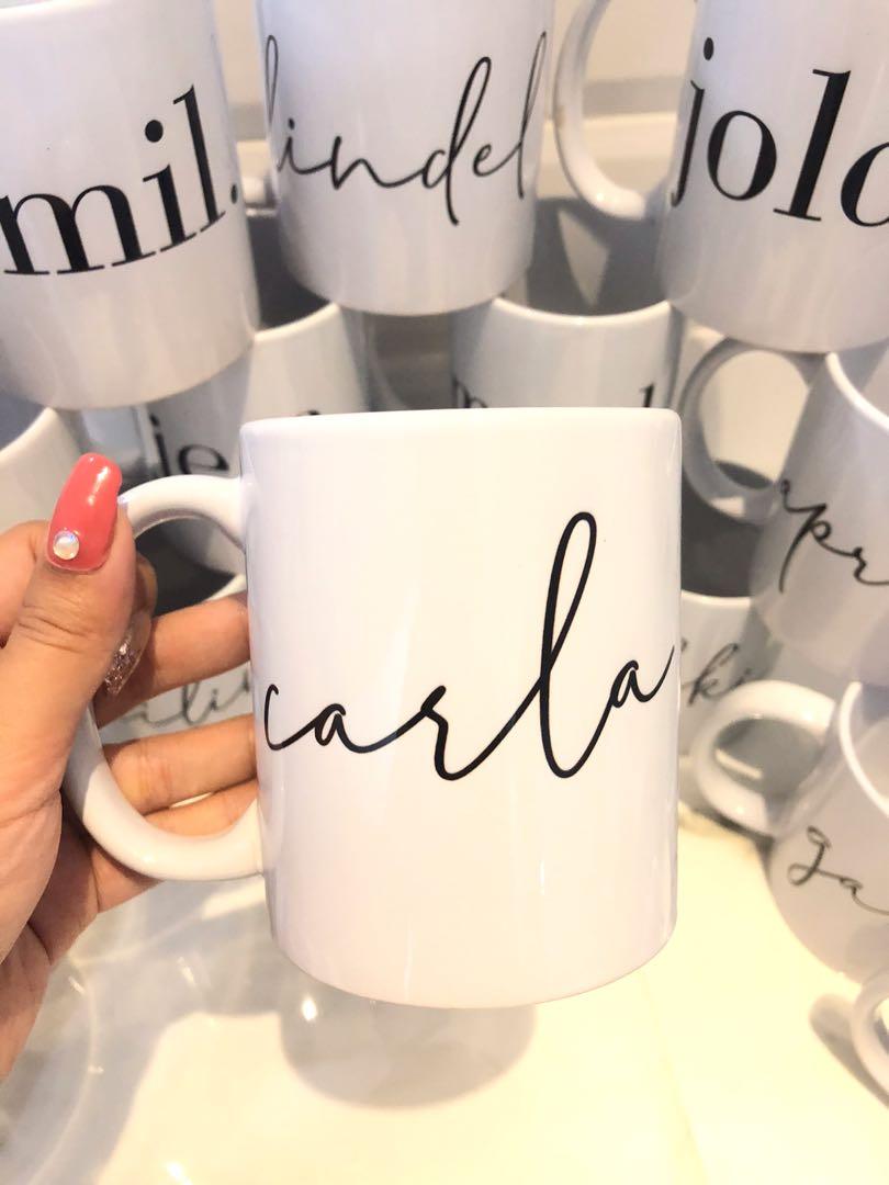 Customized Mugs individual names christening ninong ninang giveaways ...