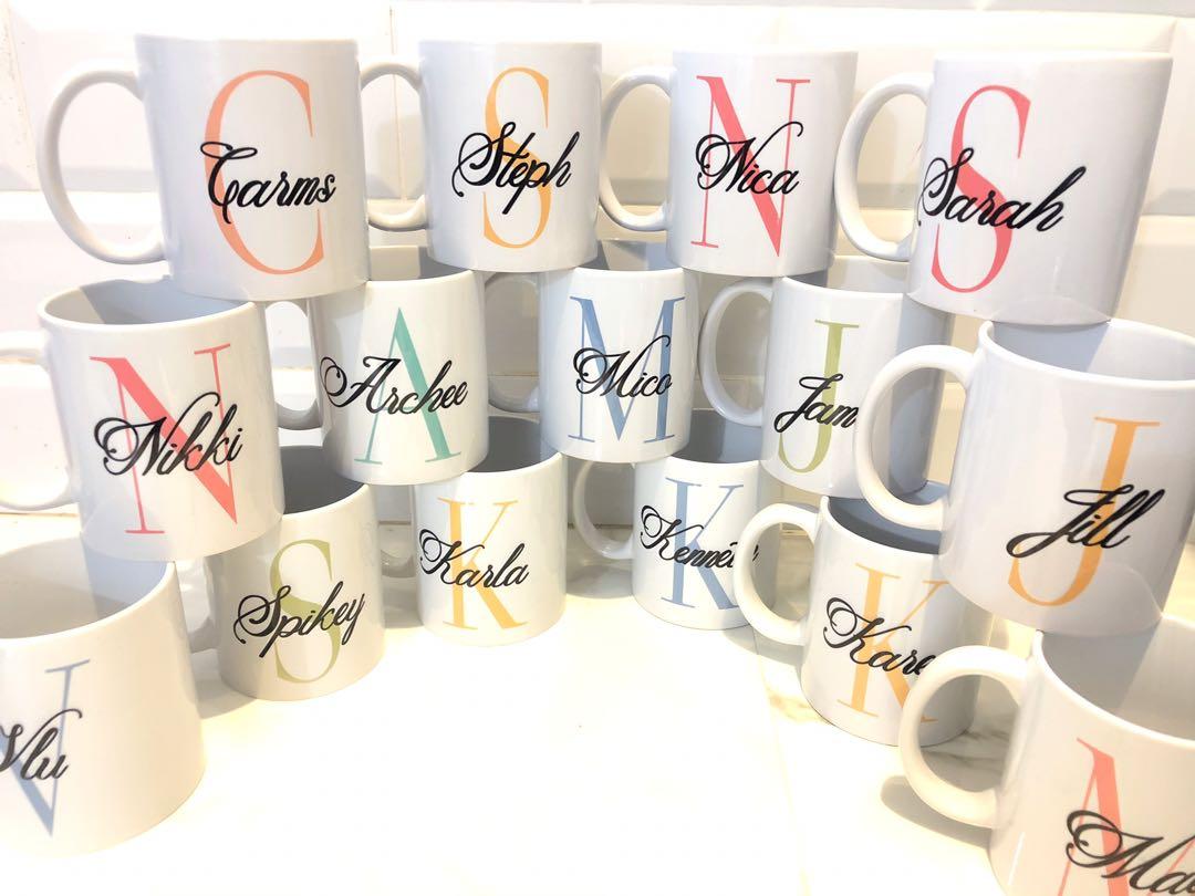 Customized Mugs individual names christening ninong ninang giveaways ...