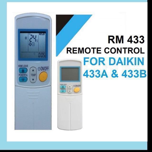 Daikin Aircon Remote Control Universal for all DAIKIN Aircon Models ...