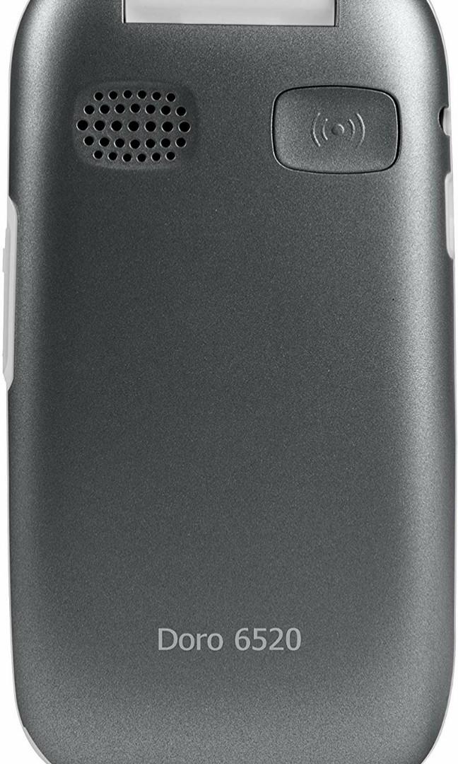 Doro 6520 Unlocked SIM-Free Flip Mobile Phone for Elderly with Large ...