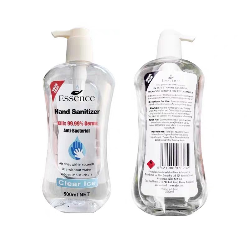Essence Hand sanitizer 500ml, Health & Beauty, Hand & Foot Care on ...