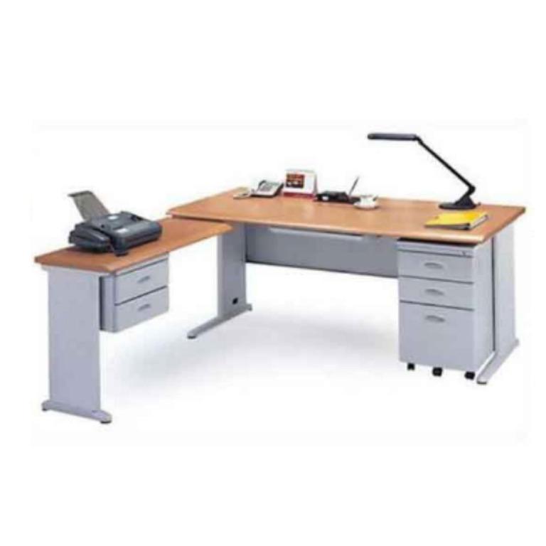 Executive table L-type / Office table, Furniture & Home Living, Office ...