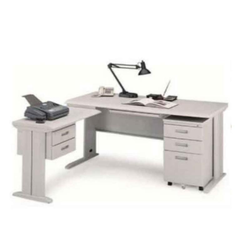 Executive table L-type / Office table, Furniture & Home Living, Office ...