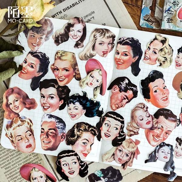 Stranger ink creative boxed hand account stickers Modern character ...
