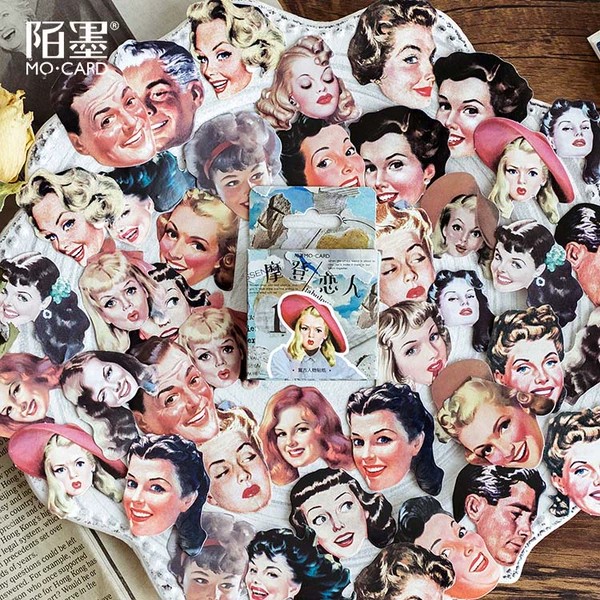 Stranger ink creative boxed hand account stickers Modern character ...