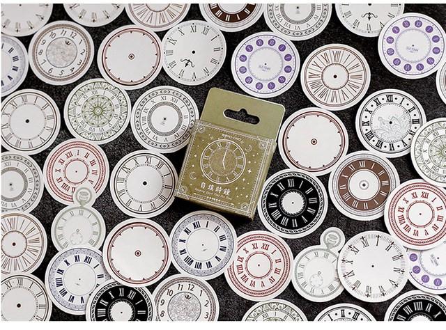 Vintage Clock Stickers Box, Hobbies & Toys, Stationery & Craft, Craft ...