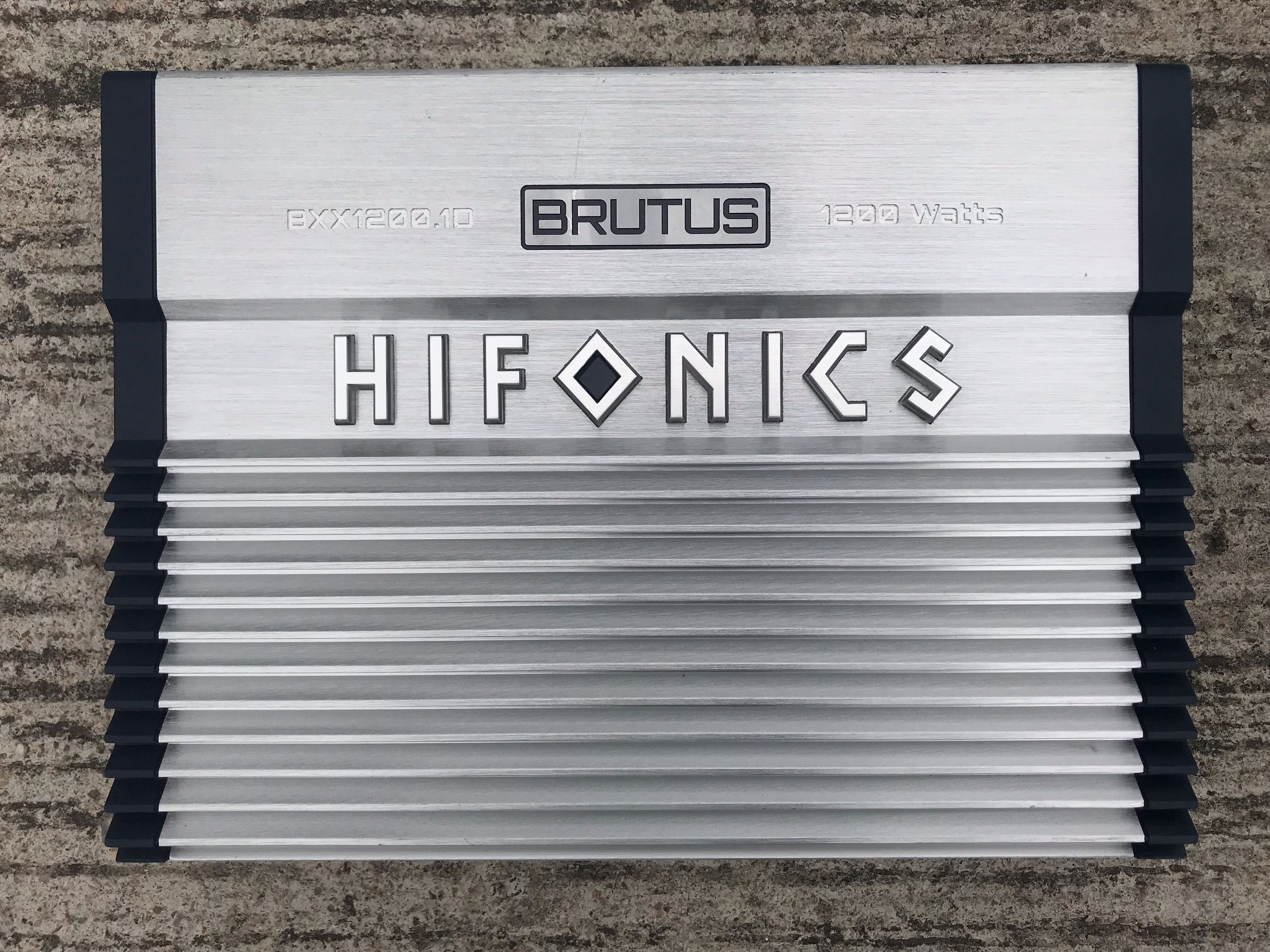 Hifonics BXX1200.1D BRUTUS car subwoofer mono amp 1200watts, 音響器材 ...