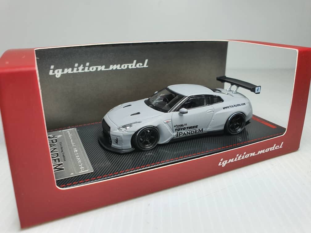 IGNITION MODEL IG1749 1/64 PANDEM R35 GT-R Matte Gray – Japan Exclusive ...