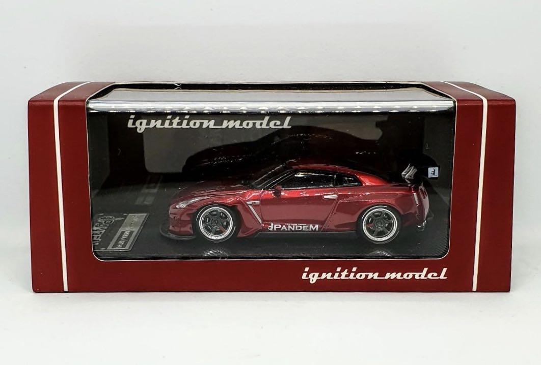 Ignition Model IG 1/64 Pandem R35 GTR Red Metallic 1399, Hobbies & Toys ...