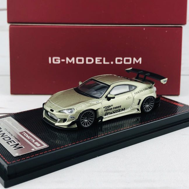 Ignition Model IG 1/64 Pandem Toyota 86 V3 Green Metallic 1754, Hobbies ...