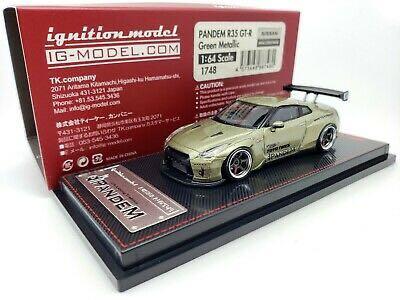 IGNITION MODEL IG 1748 1/64 PANDEM R35 GT-R Green Metallic, Hobbies ...
