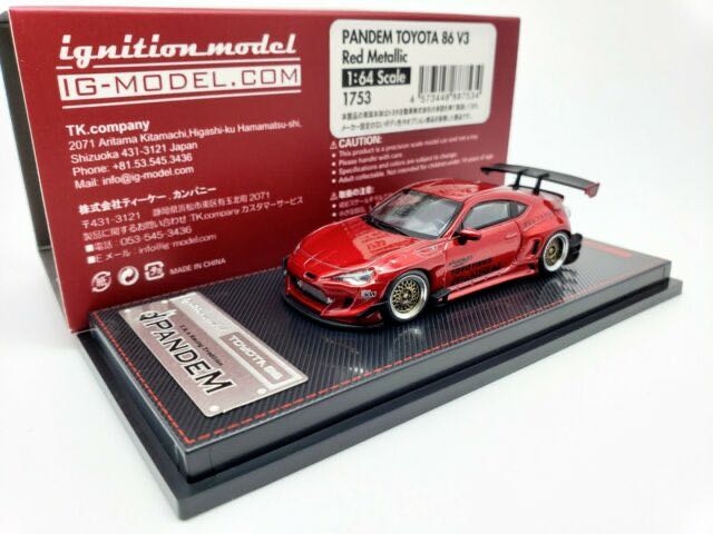 Ignition Model IG Model 1/64 Pandem Toyota 86 V3 Metallic Red 1753 ...
