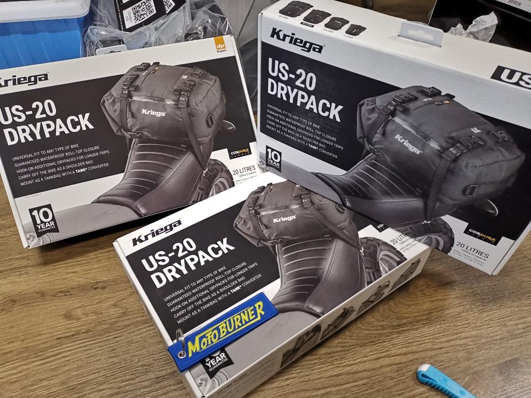 Kriega Us20 drypack cordura version, Motorcycles, Motorcycle Apparel on ...