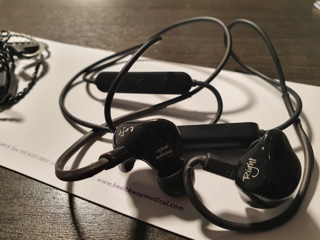 KZ earphone + Bluetooth module, Audio, Earphones on Carousell