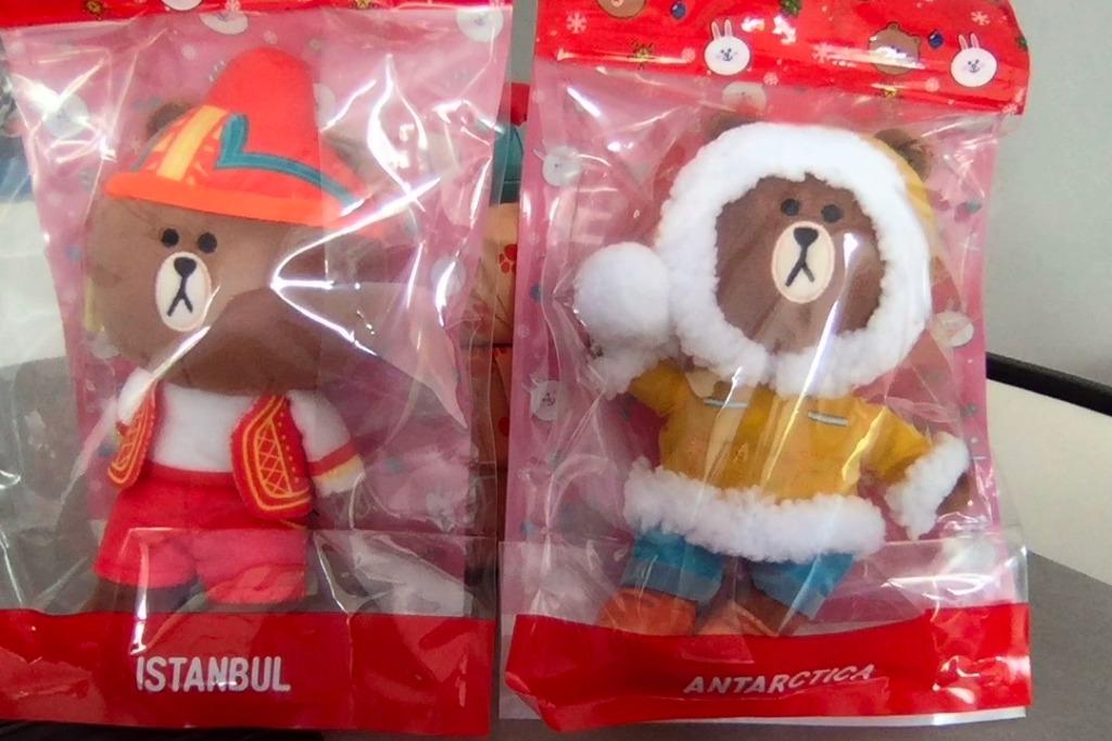 Line Friends Stuffed Dolls, Hobbies & Toys, Toys & Games on Carousell