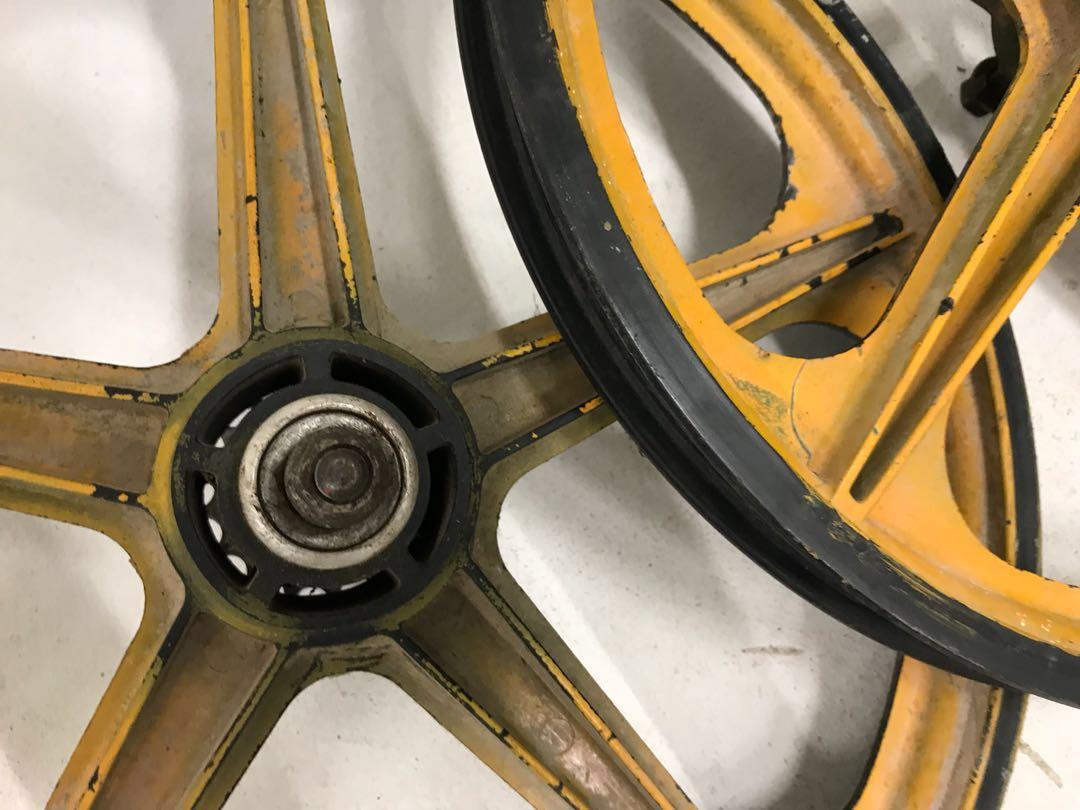 Old school BMX Mag Rims, Sports Equipment, Bicycles & Parts, Parts ...
