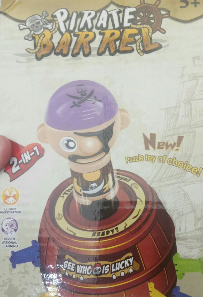 Pirate Barrel Game (1 for $8, 2 for $14), Hobbies & Toys, Toys & Games ...