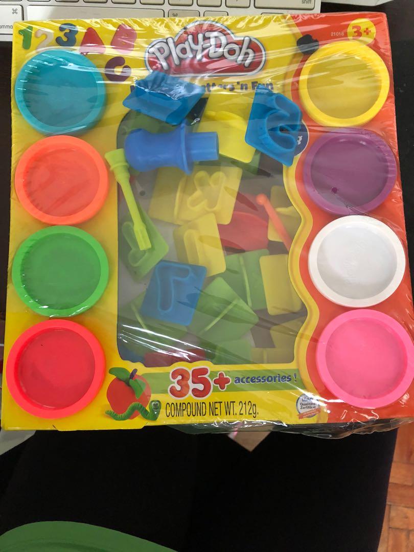 Play doh numbers and letters, Hobbies & Toys, Toys & Games on Carousell