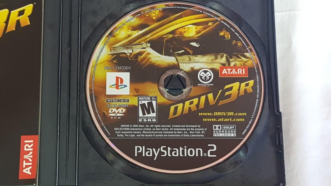 PlayStation 2 PS2 Driv3R Driver 3, Video Gaming, Video Games ...