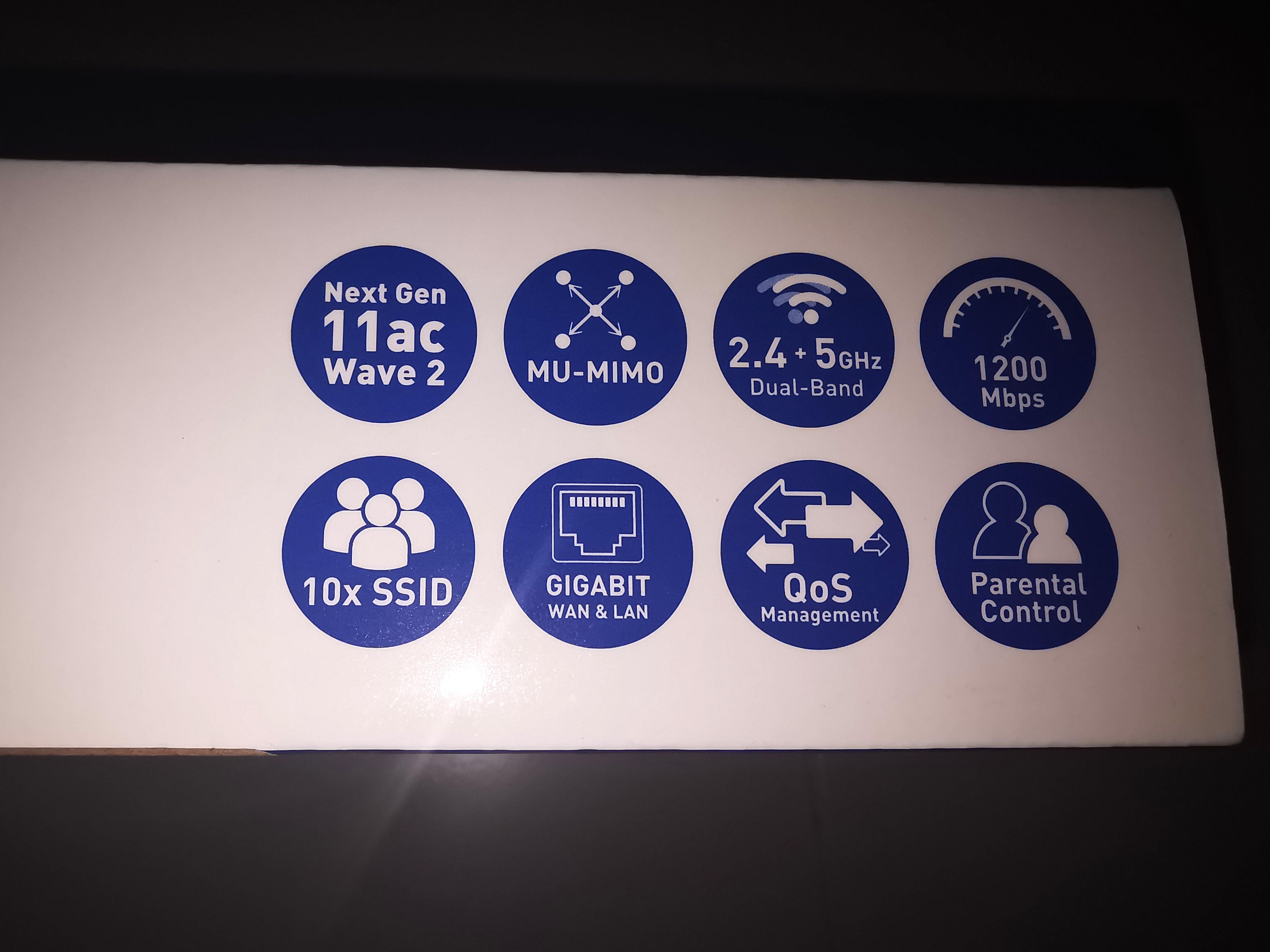 PROLINK PRC3801 Wireless AC 1200 Dual-band Gigabit Router, Computers ...