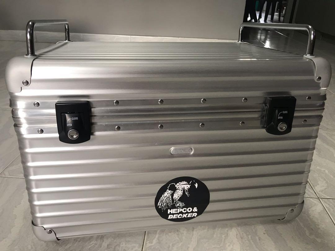 Rimowa Hepco & Becker Top box 45l, Motorcycles, Motorcycle Accessories ...