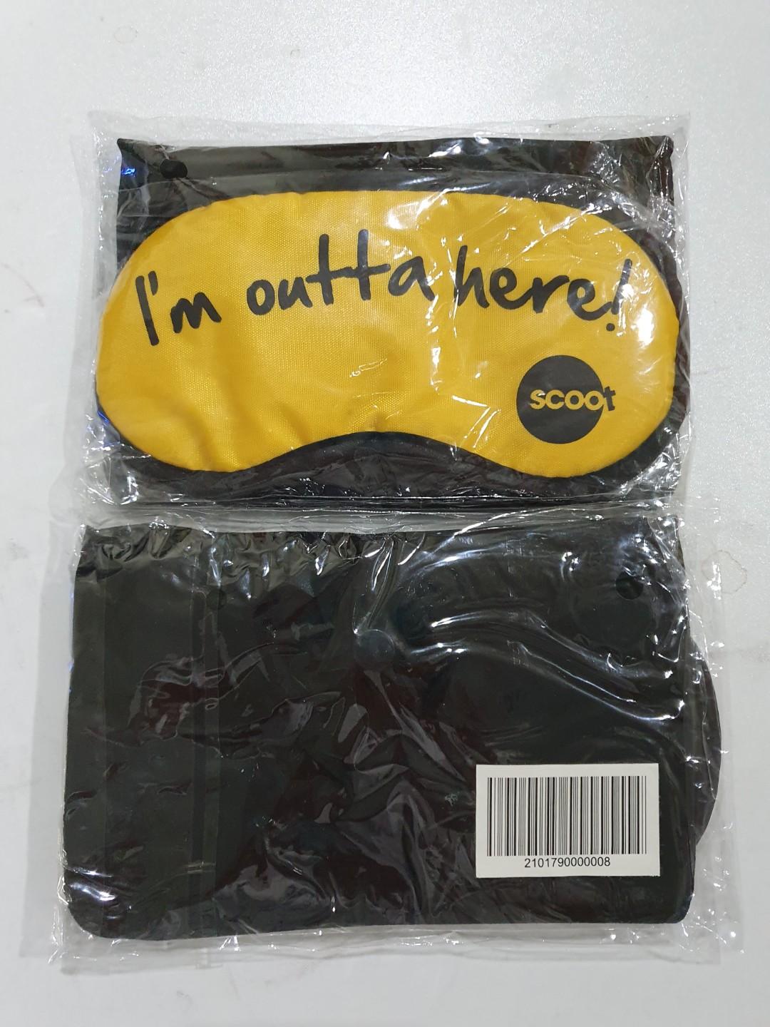 Scoot Travel Sleeping Eyes Mask, Health & Nutrition, Face Masks & Face ...