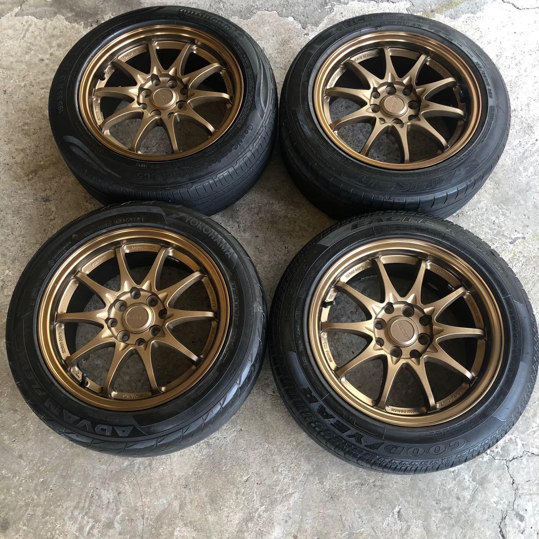 Sport Rim CE28 10 spokes 15 inci, Auto Accessories on Carousell