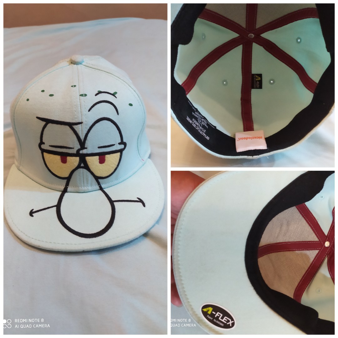 SQUIDWARD CAP, Men's Fashion, Watches & Accessories, Caps & Hats on ...