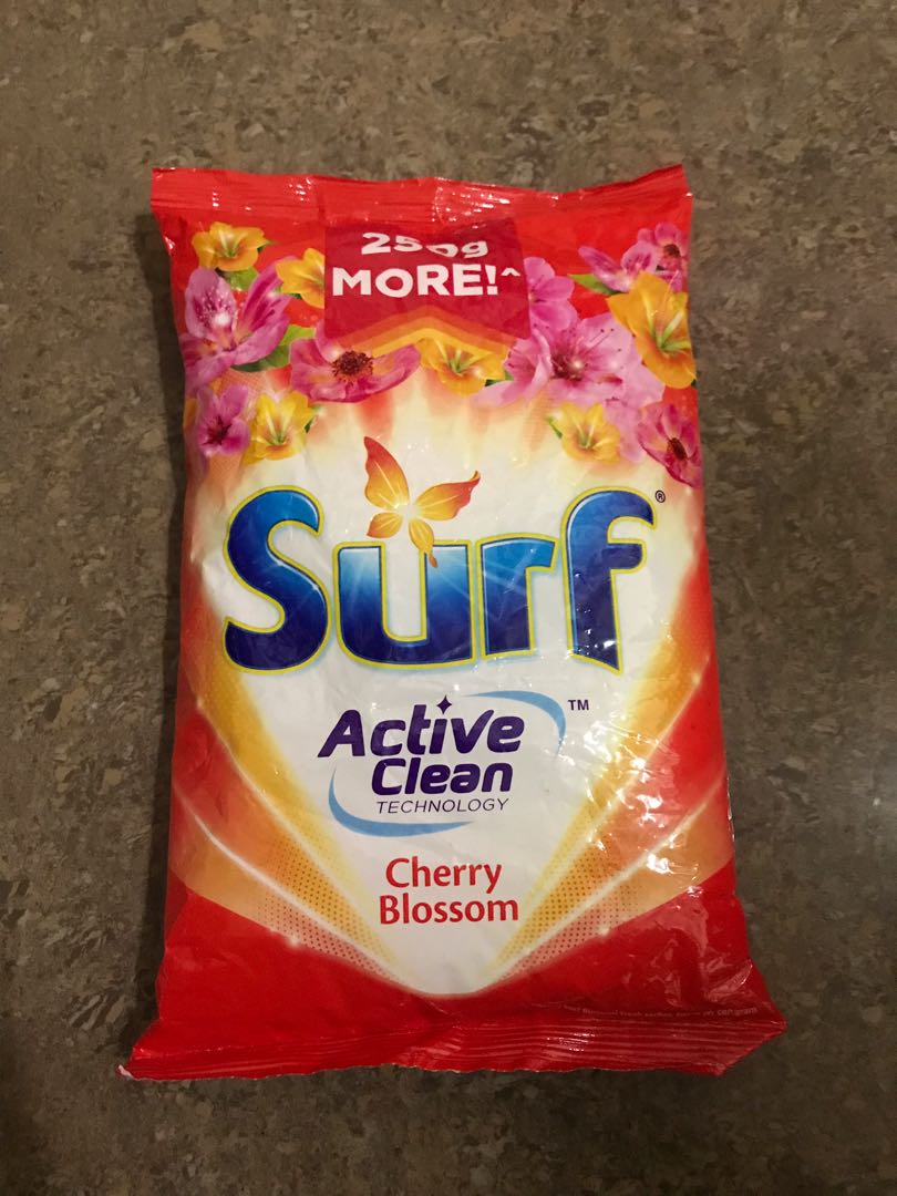 Surf detergent powder Cherry Blossom 1100g, Looking For on Carousell