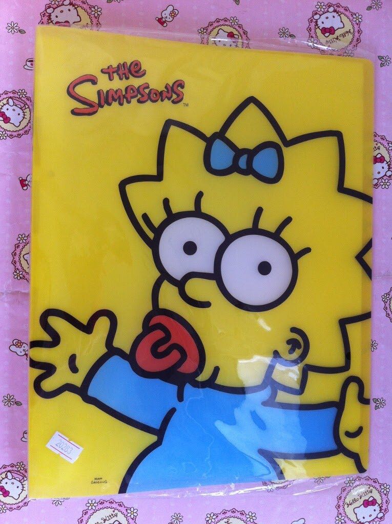 The Simpsons 阿森一族 20個袋 文件夾 資料夾 Stationery 20 Pockets A4 Clear File ...