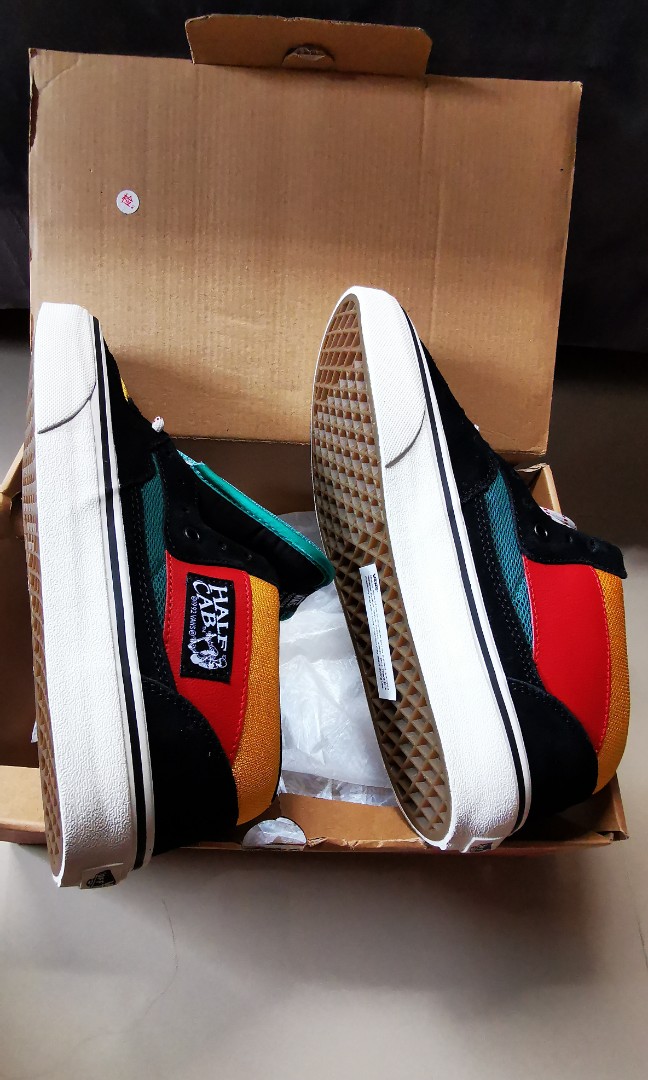 Vans Half Cab Black /Multi, Men's Fashion, Footwear, Sneakers on Carousell
