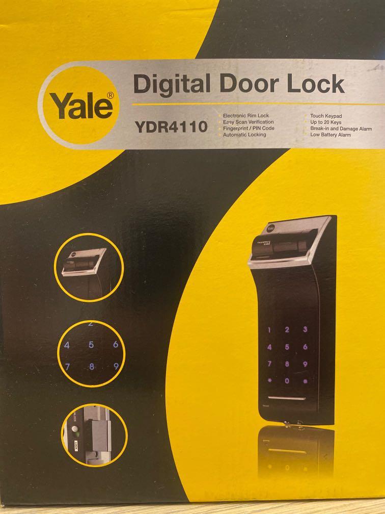 Yale rim lock YDR4110, Furniture & Home Living, Security & Locks, Locks ...
