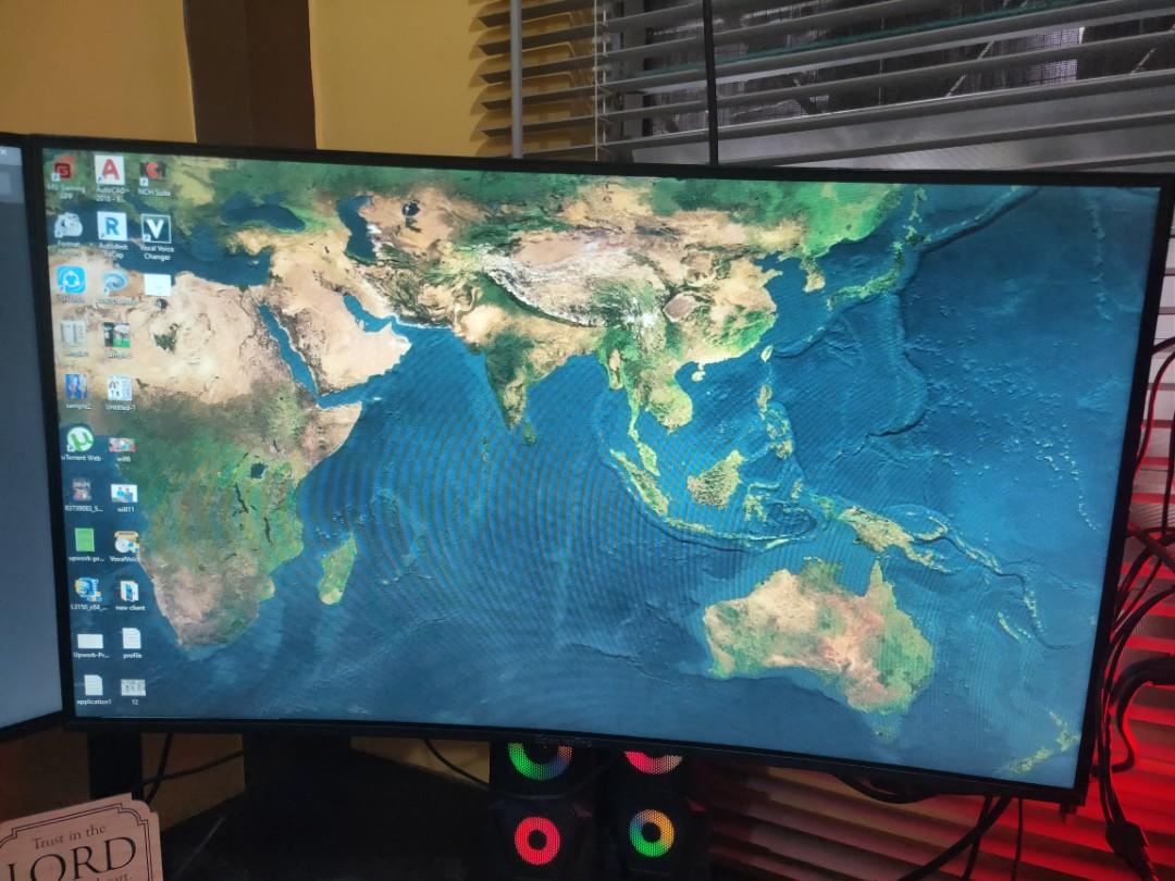 27 inch Monitor Specter Pro Curve, Computers & Tech, Parts ...