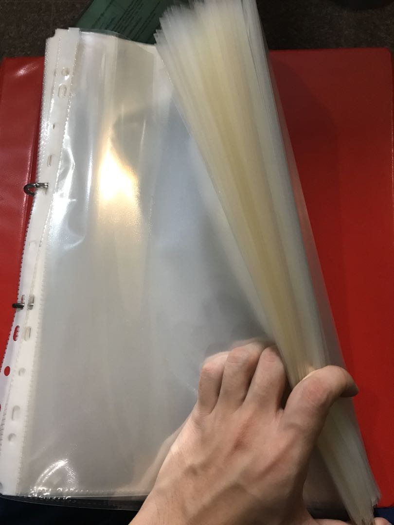 A4 clear folders, Hobbies & Toys, Stationery & Craft, Stationery ...