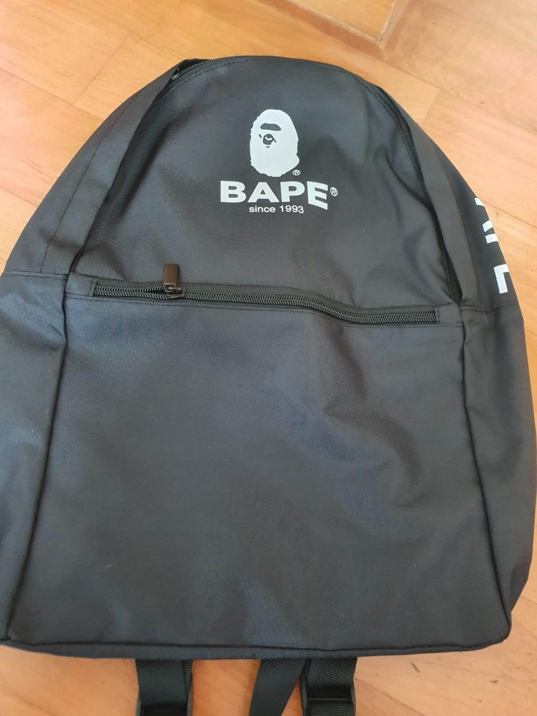 Bape Backpack, Men's Fashion, Bags & Wallets, Backpacks on Carousell