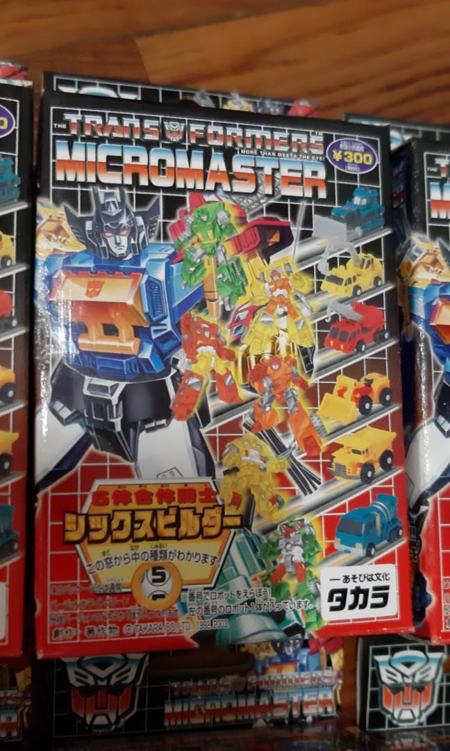 Transformer Micromaster Sixbuilder Construction Combiner, Hobbies ...