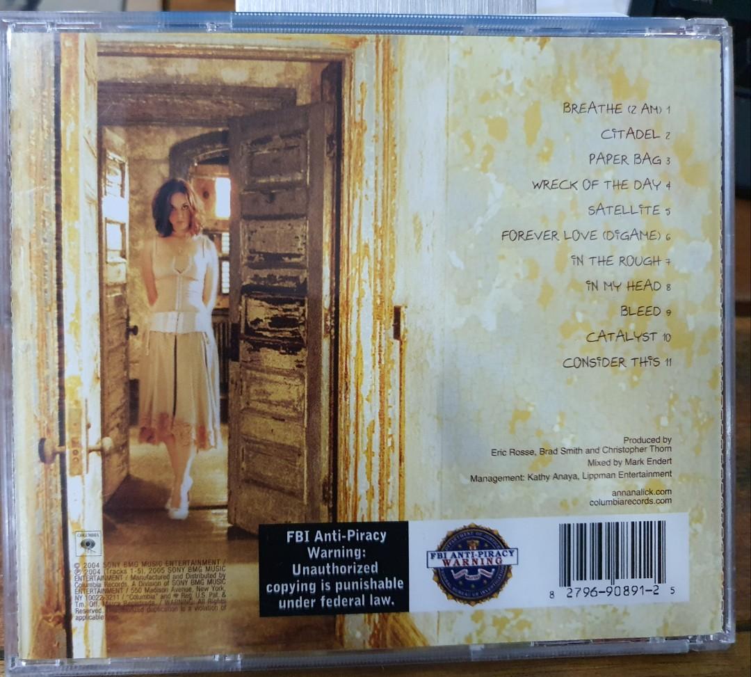 Cd Wreck Of The Day Anna Nalick Hobbies And Toys Music And Media Cds