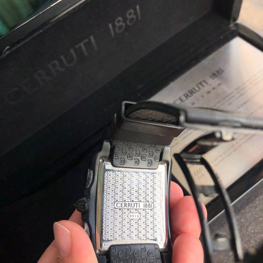 Cerruti 1881 Hitman Black Sports Chronograph Watch (Limited Edition ...