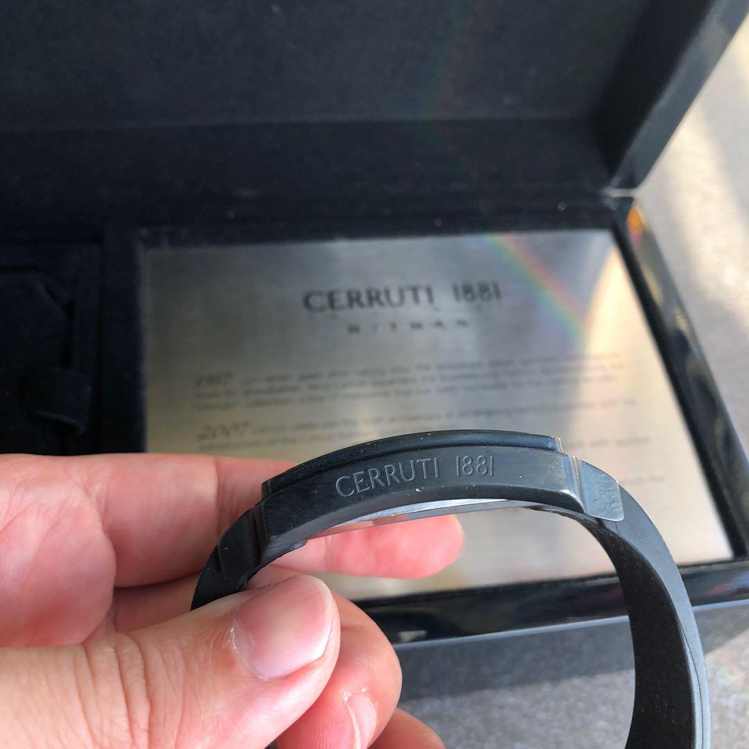 Cerruti 1881 Hitman Black Sports Chronograph Watch (Limited Edition ...
