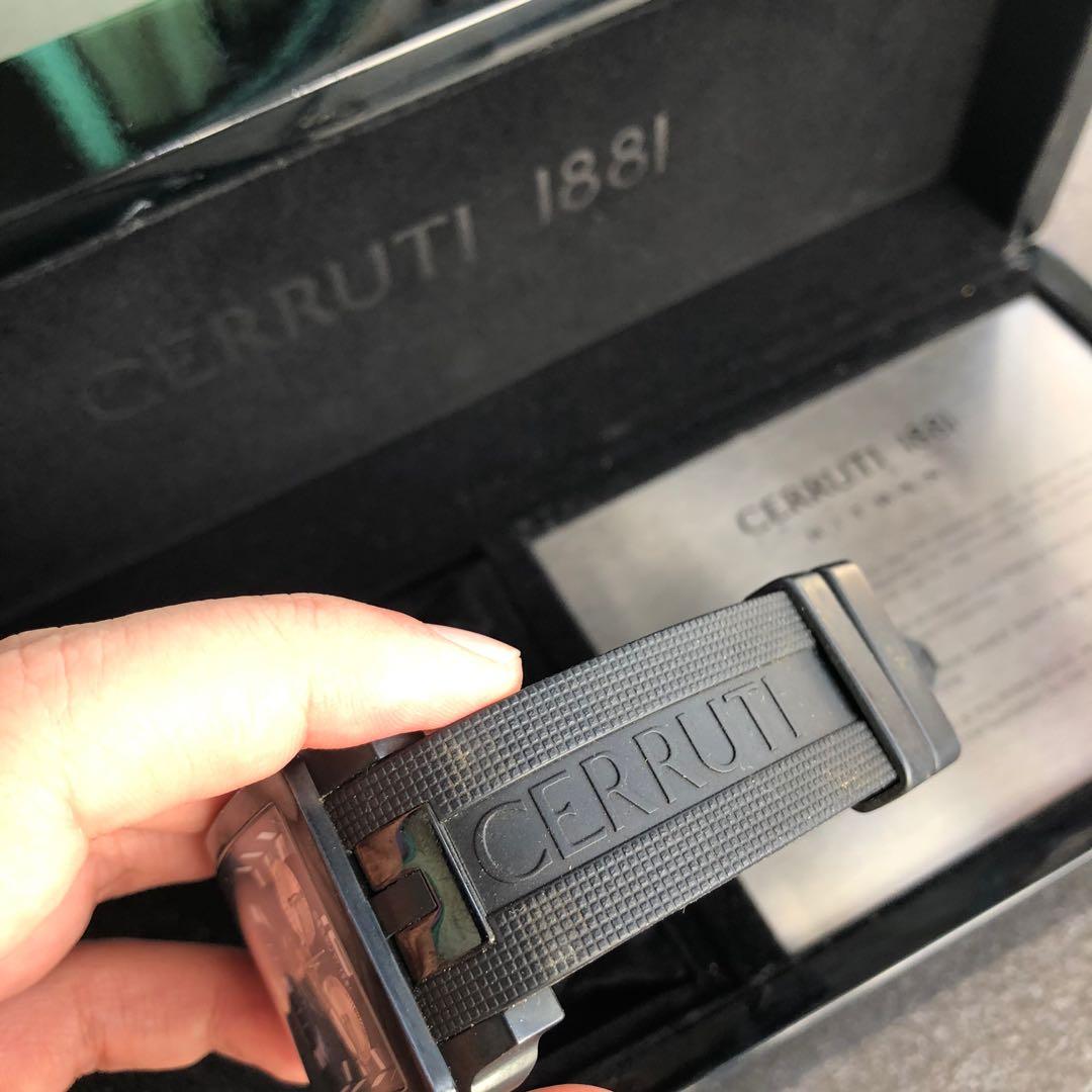 Cerruti 1881 Hitman Black Sports Chronograph Watch (Limited Edition ...