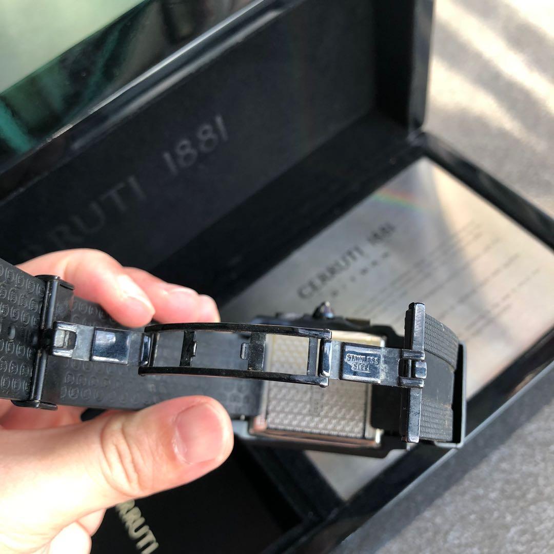 Cerruti 1881 Hitman Black Sports Chronograph Watch (Limited Edition ...