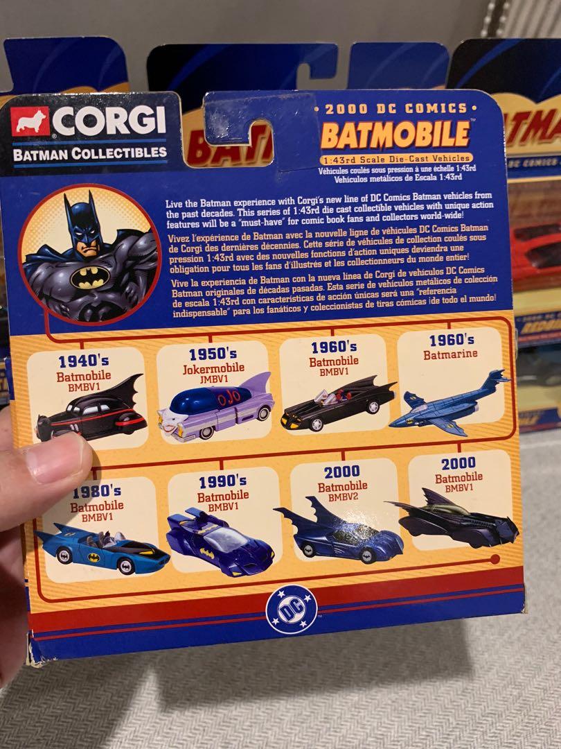 Corgi Batmobile 2000 Batman DC comics 1:43, Hobbies & Toys, Toys ...