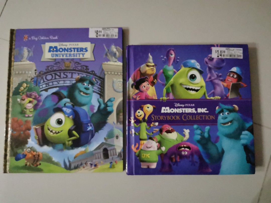 Disney Monsters, Inc Monster University storybook, 興趣及遊戲, 書本 & 文具, 小說及非 ...