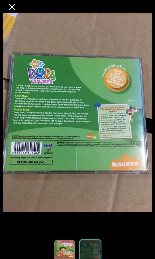 Dora the Explorer VCD, 興趣及遊戲, 書本 & 文具, 兒童書籍 - Carousell