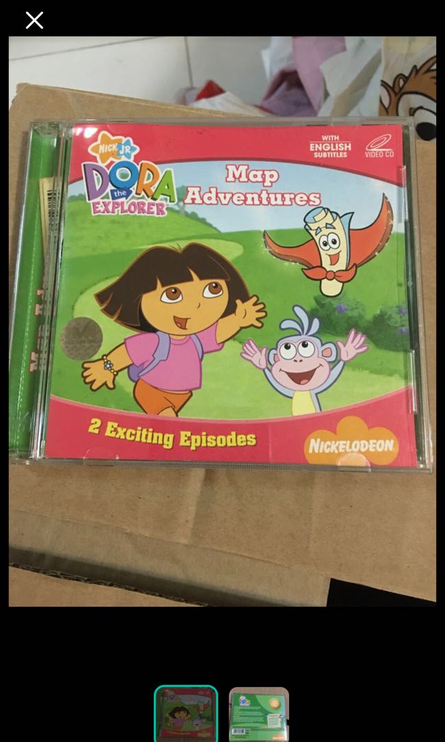 Dora the Explorer VCD, 興趣及遊戲, 書本 & 文具, 兒童書籍 - Carousell