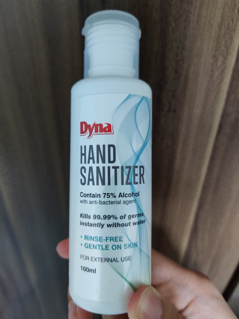 Dyna Hand Sanitizer 100ml (75% Alcohol), Beauty & Personal Care, Hands ...