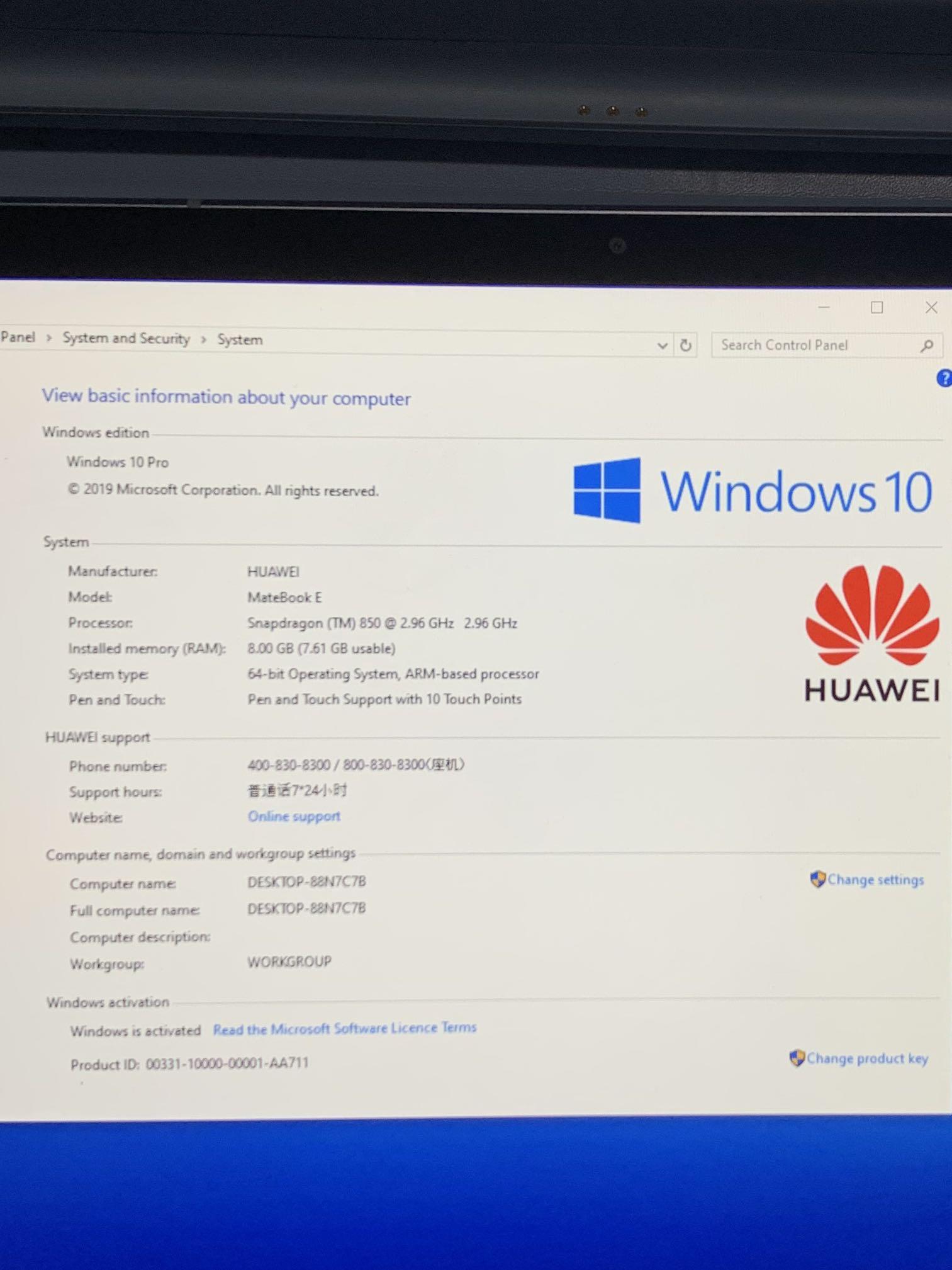 Huawei Matebook E 2 in 1 Laptop with 4G LTE RARE, Computers & Tech ...
