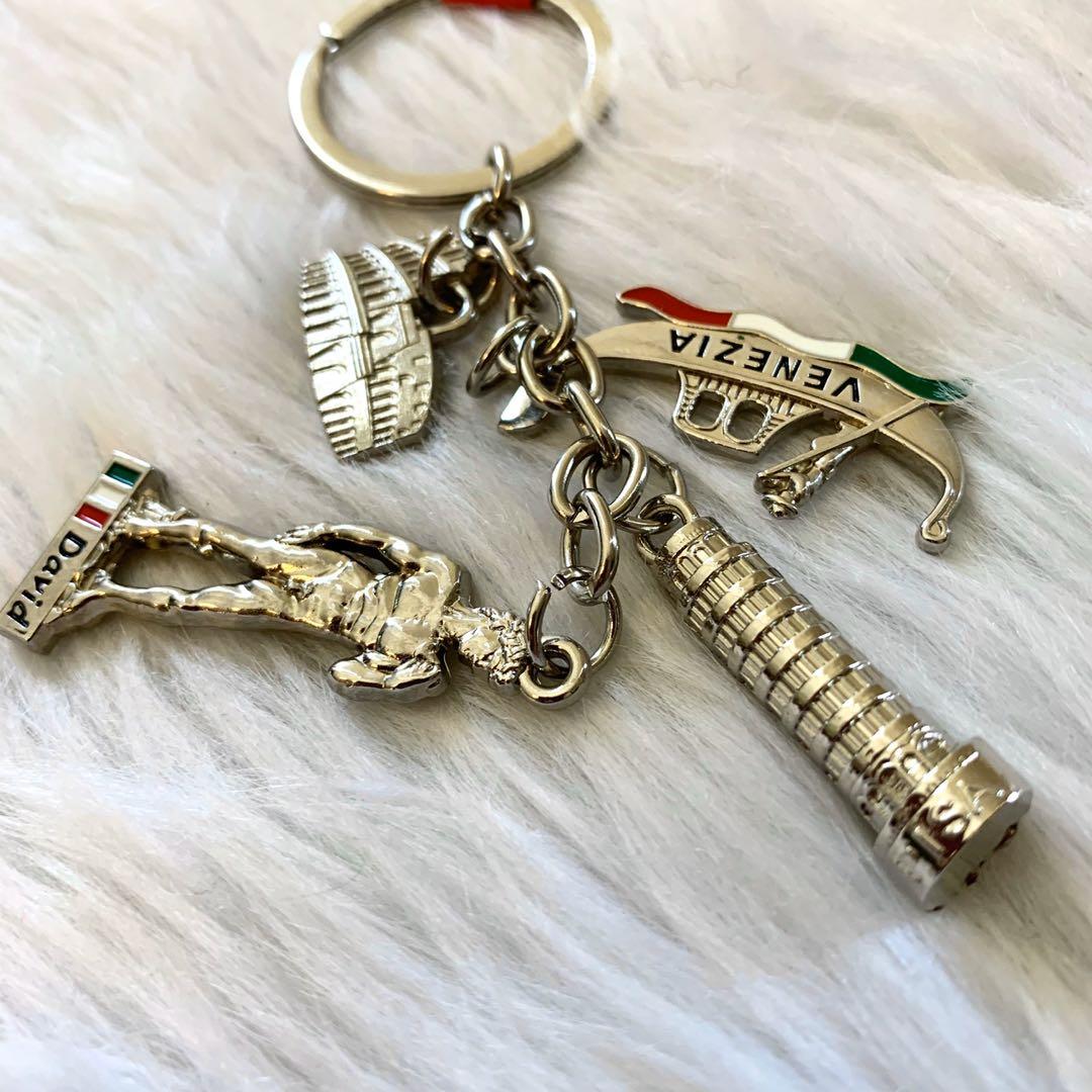 (Italy) Souvenir Keychain Italian Landmarks, Furniture & Home Living ...