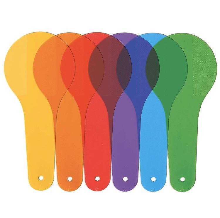 LEARNING RESOURCES COLOR PADDLES COLOUR TODDLER TOY GIFT HOMESCHOOL ...